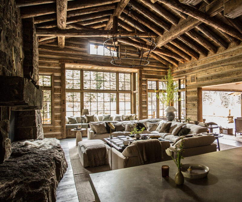 Log Cabin Home Ideas for 2025 | Aaron Paul's Rustic Idaho Home